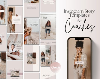 Instagram Post Template for Coaches, Coach Instagram Template, Social ...