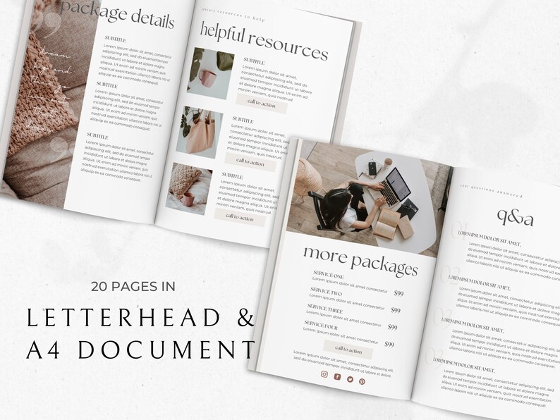 Client Welcome Packet Template Virtual Assistant Welcome Packet New Client Service Guide