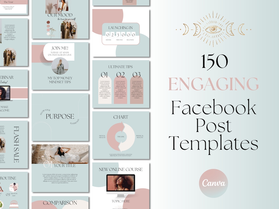Facebook Post Canva Template, Budget Template Facebook, Facebook ...