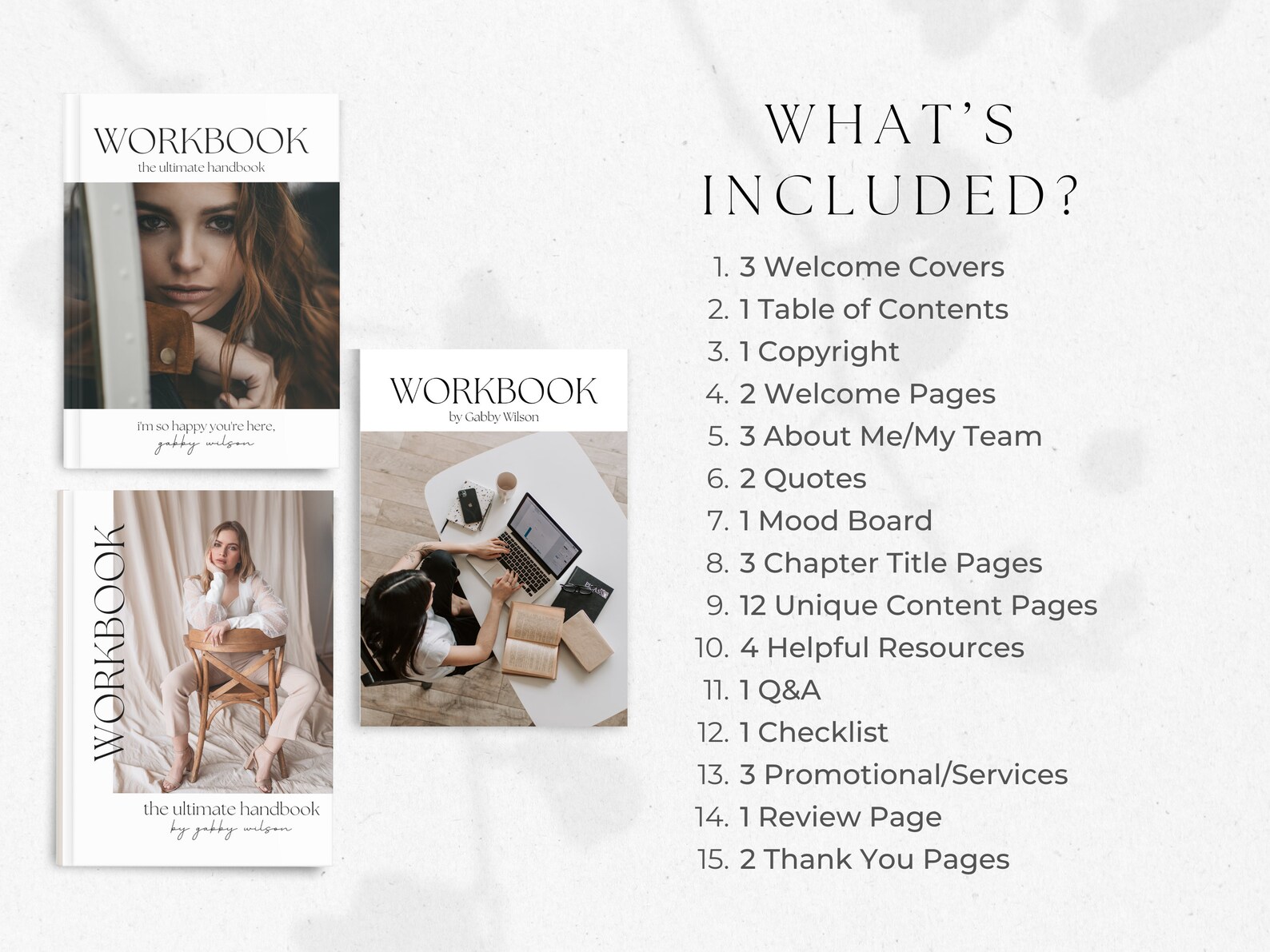 Ebook Template Canva, Coaching Workbook Template, Lead Magnet Template ...