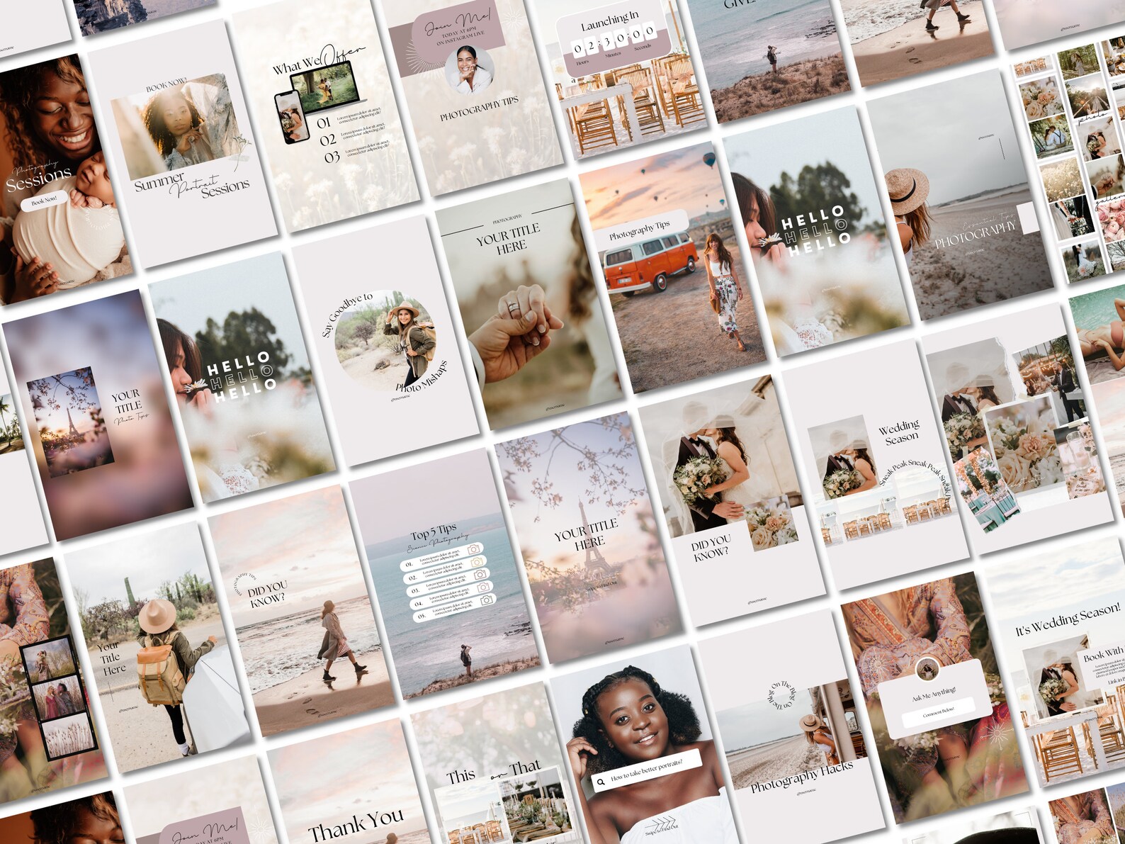 Photography Instagram Template, Photography Social Media Templates ...