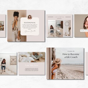 Facebook Template for Coaches, Coach Facebook Template, Social Media ...