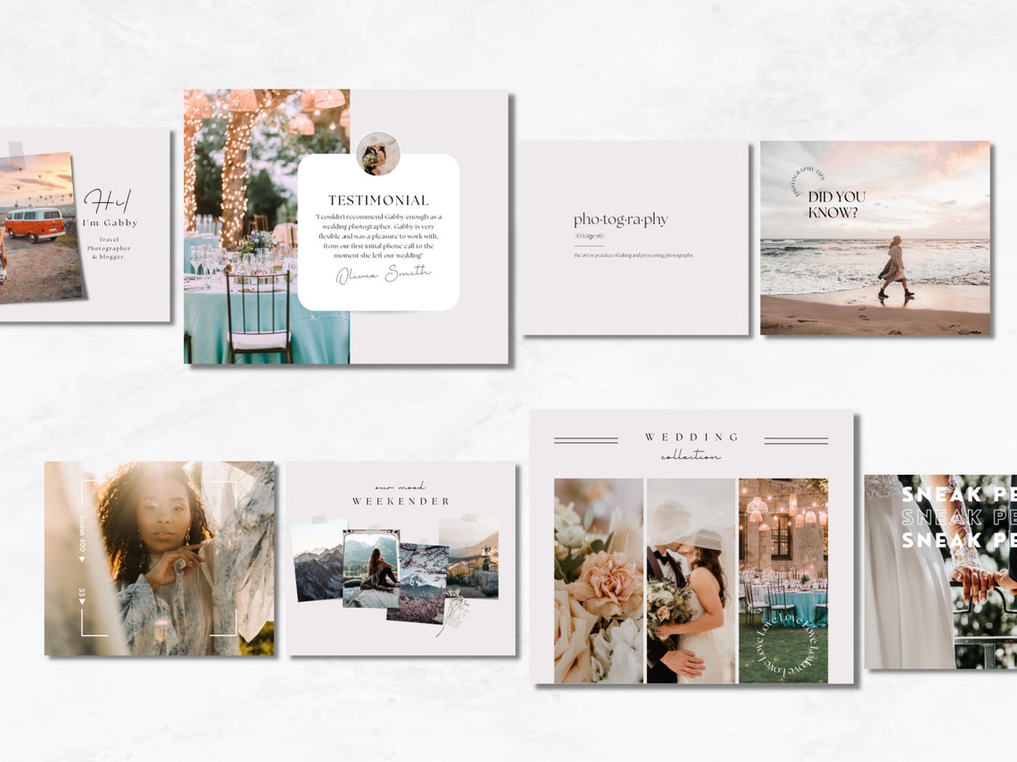 Photography Facebook Template Photography Social Media - Etsy