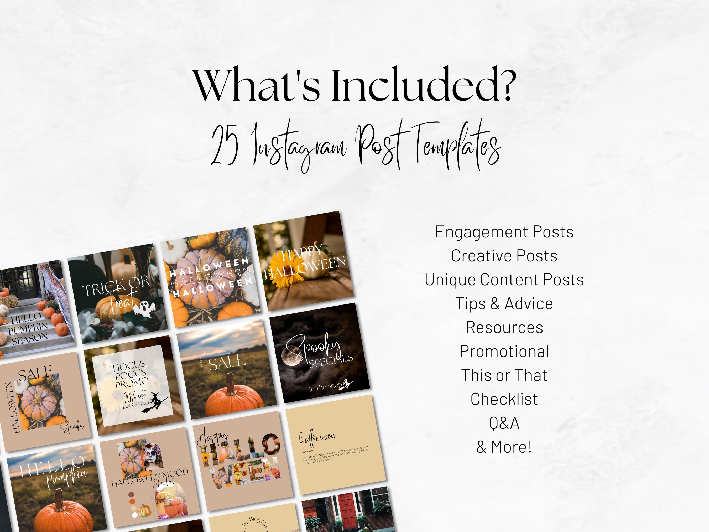 Halloween Instagram Template, Halloween Templates, Halloween Canva ...