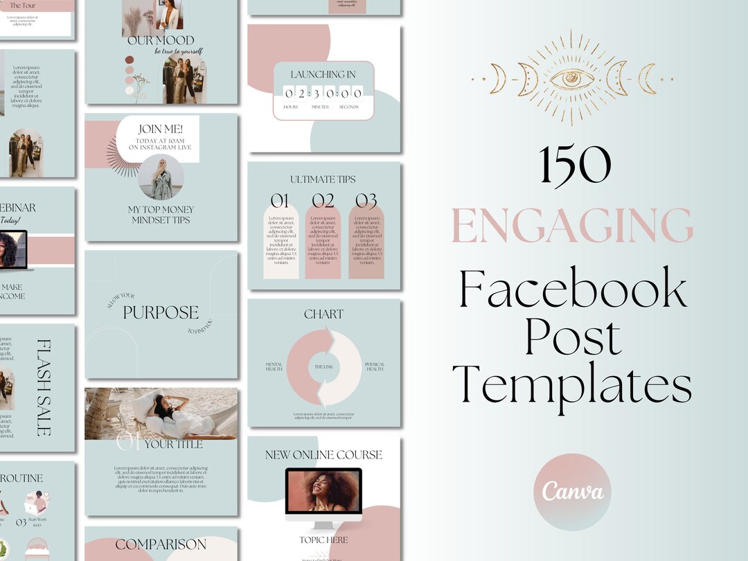 Facebook Post Canva Template, Budget Template Facebook, Facebook ...