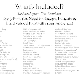Virtual Assistant Instagram Post Templates, VA Instagram Posts, VA ...