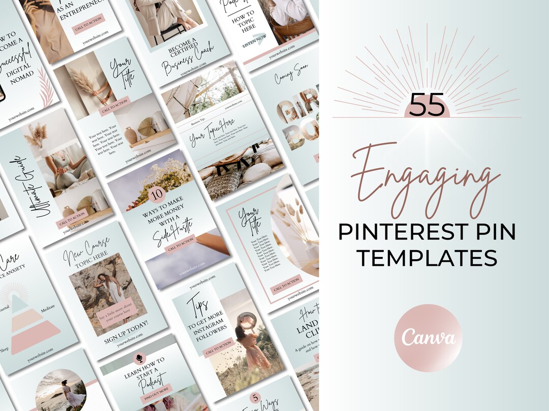 Pinterest Pin Templates Pinterest Templates Pinterest Templates Canva ...