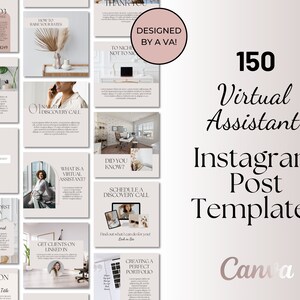 Virtual Assistant Instagram Post Templates, VA Instagram Posts, VA ...