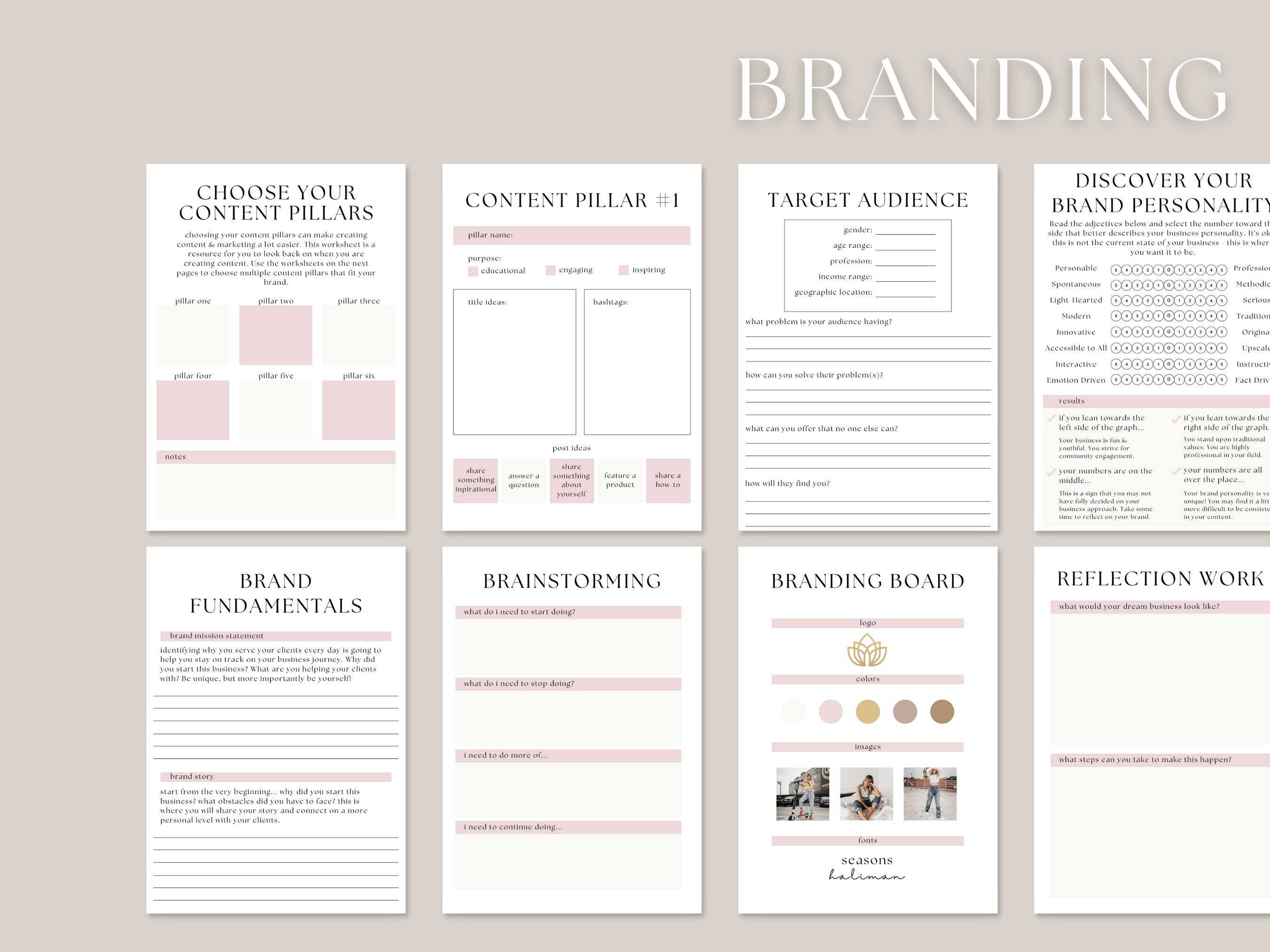 Social Media Planner, Content Planner, Instagram Planner, Blog Planner ...