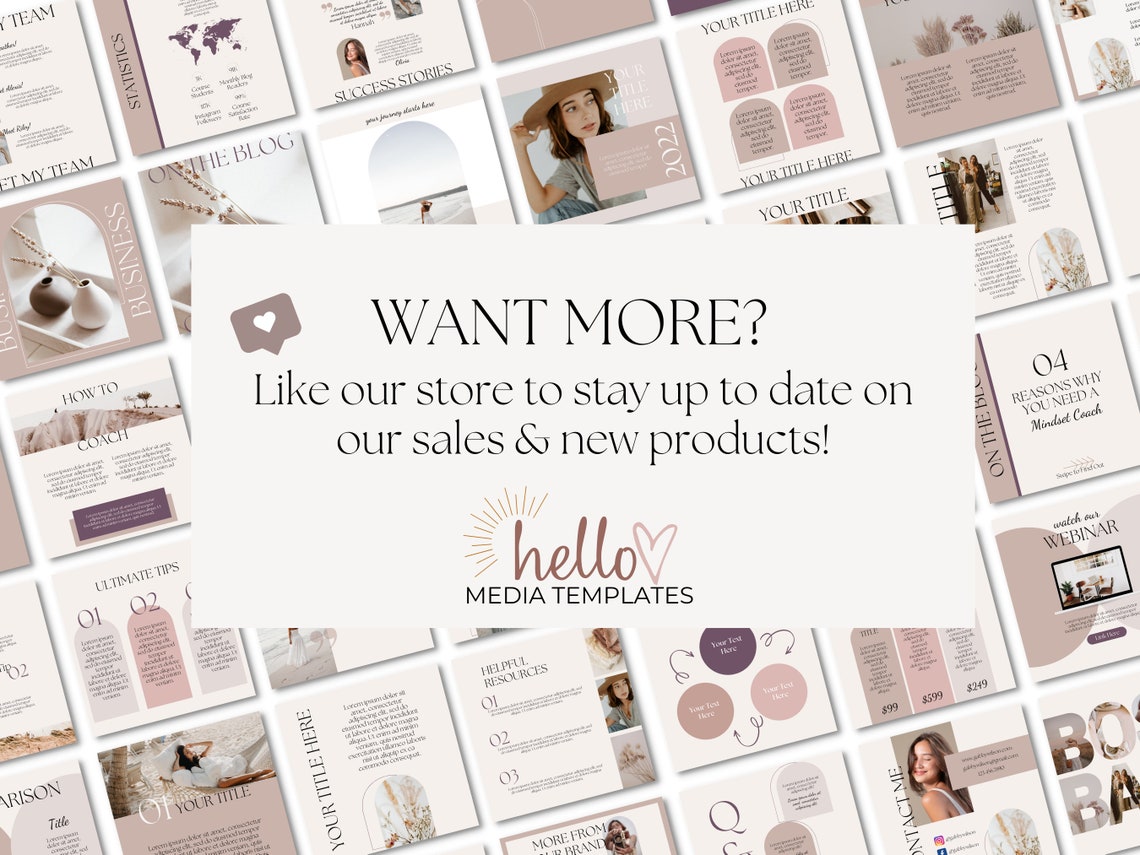 Photography Instagram Template Photography Social Media - Etsy