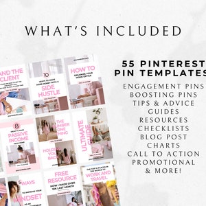 Pinterest Pin Templates, Pinterest Templates, Pinterest Templates Canva ...