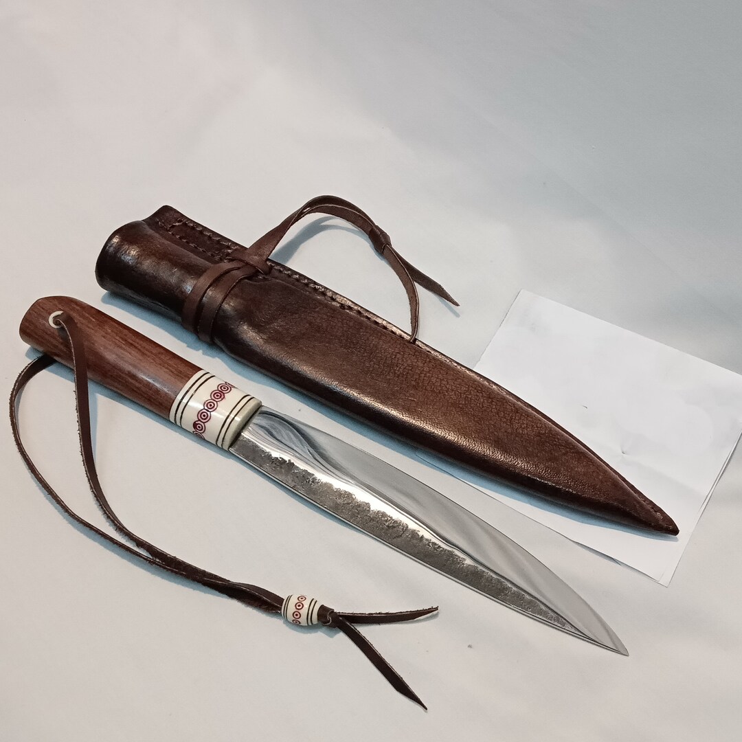 Best Hand Forged Yakut Knife, Right Hand Outdoor Camping, Fishing ...