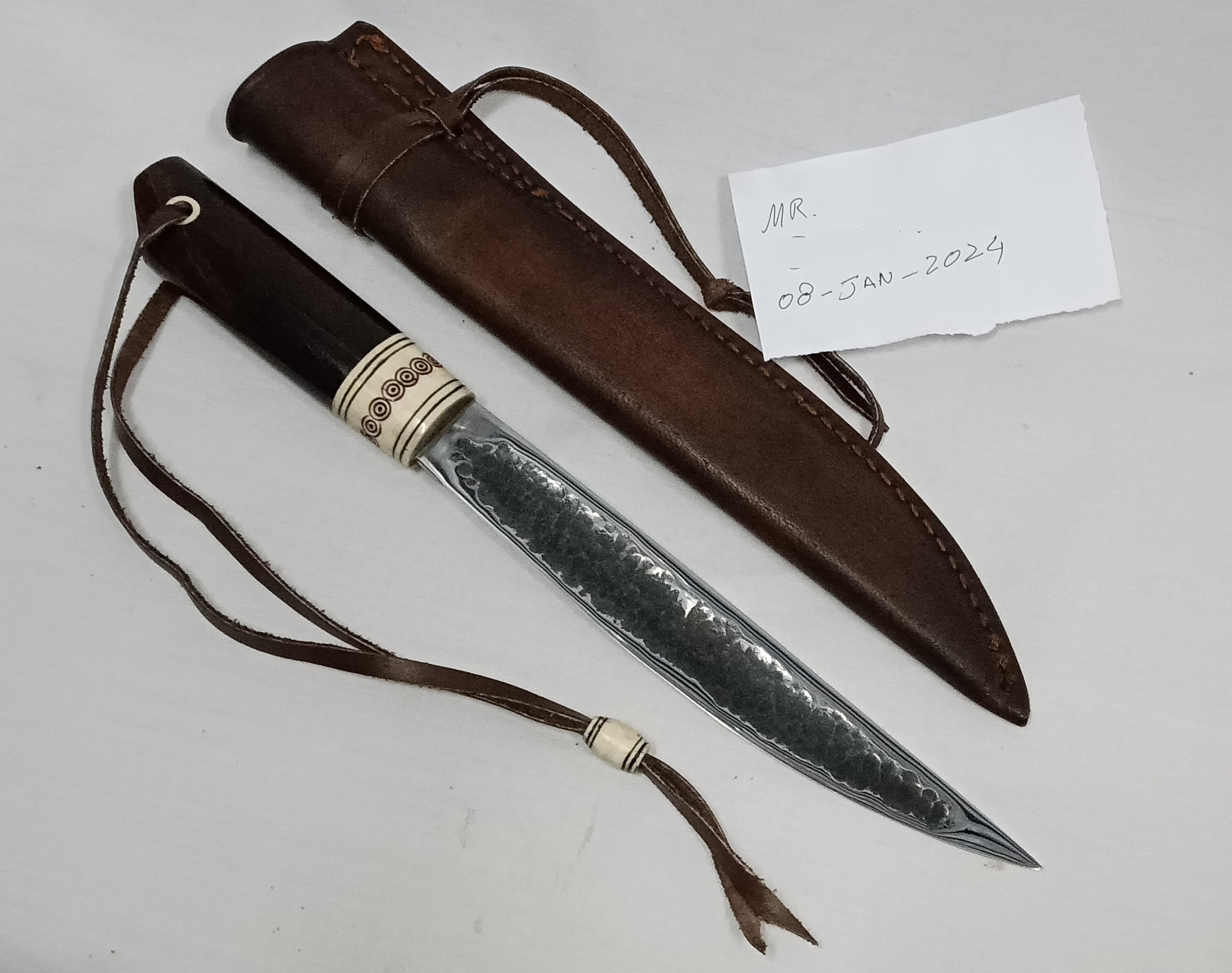 Best Hand Forged Yakut Knife, Right Hand Outdoor Camping, Fishing ...
