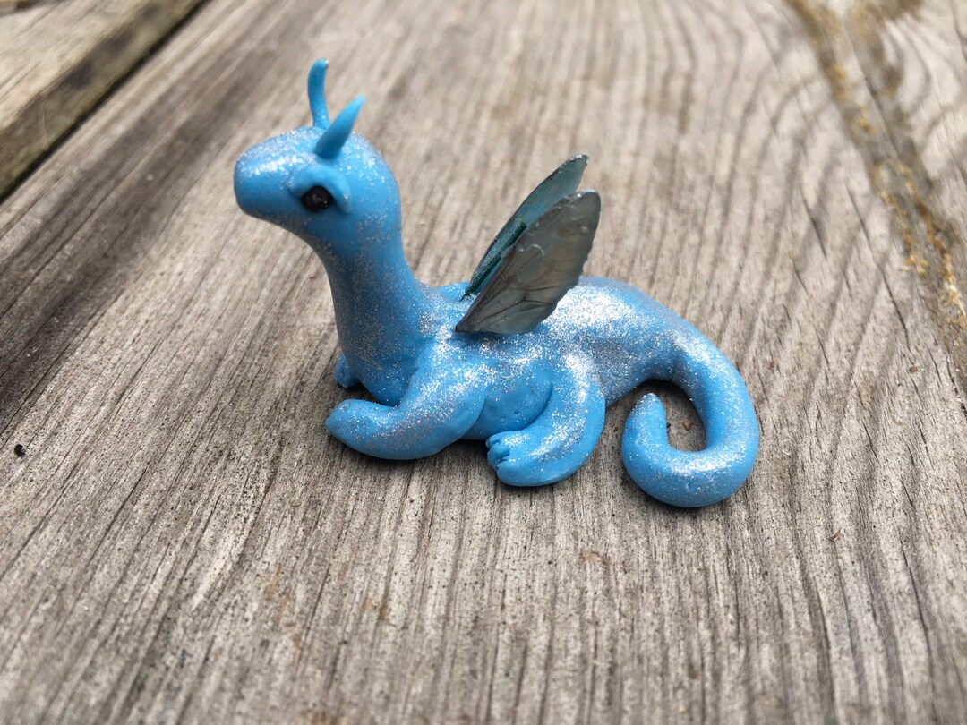 Clay Dragon With Real Damselfly Wings - Etsy