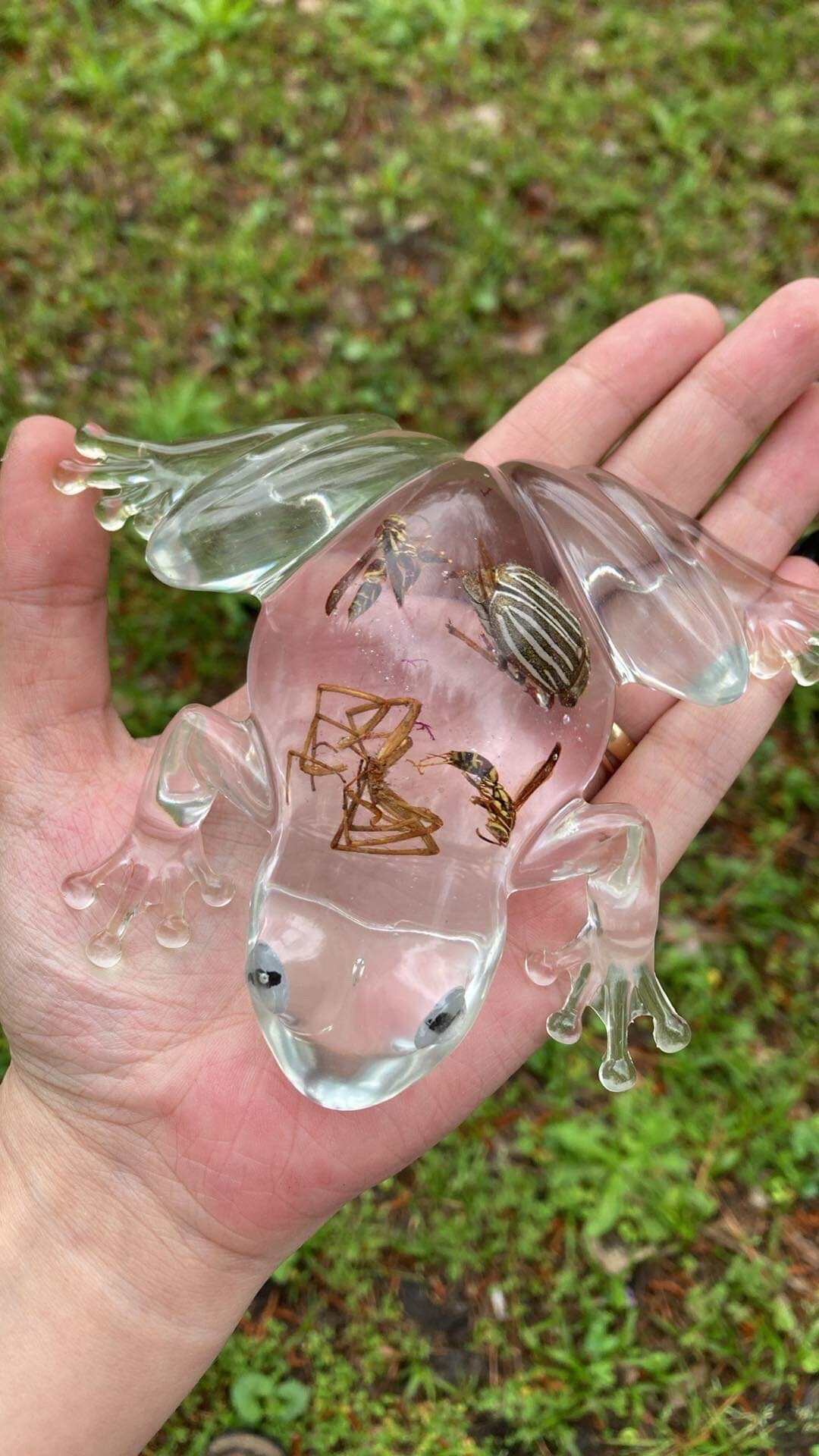 Resin Frog - Etsy