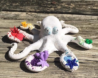 Polymer Clay Octopus Jar - Etsy