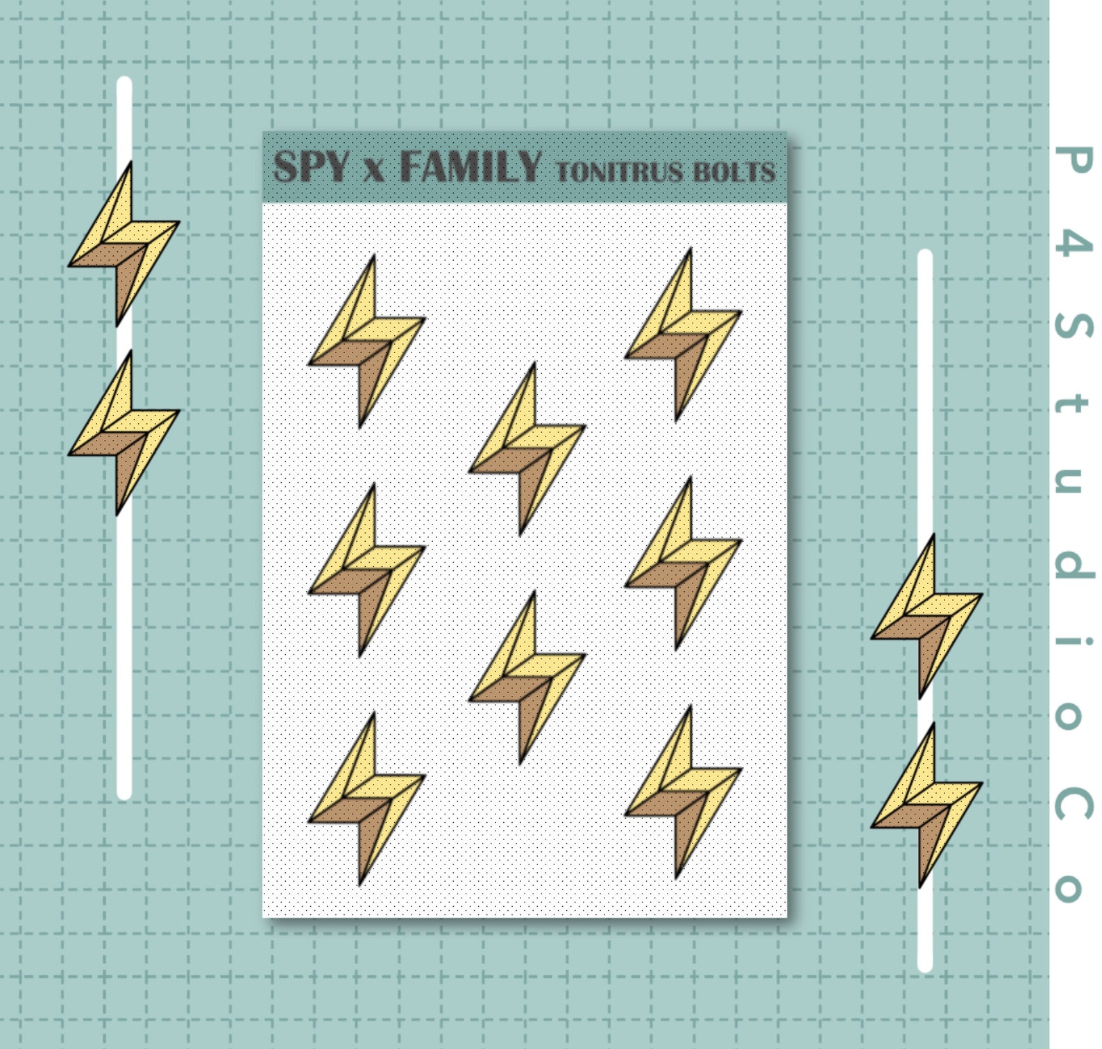 SPY X FAMILY Stella Stars & Tonitrus Bolts Sticker Sheets - Etsy