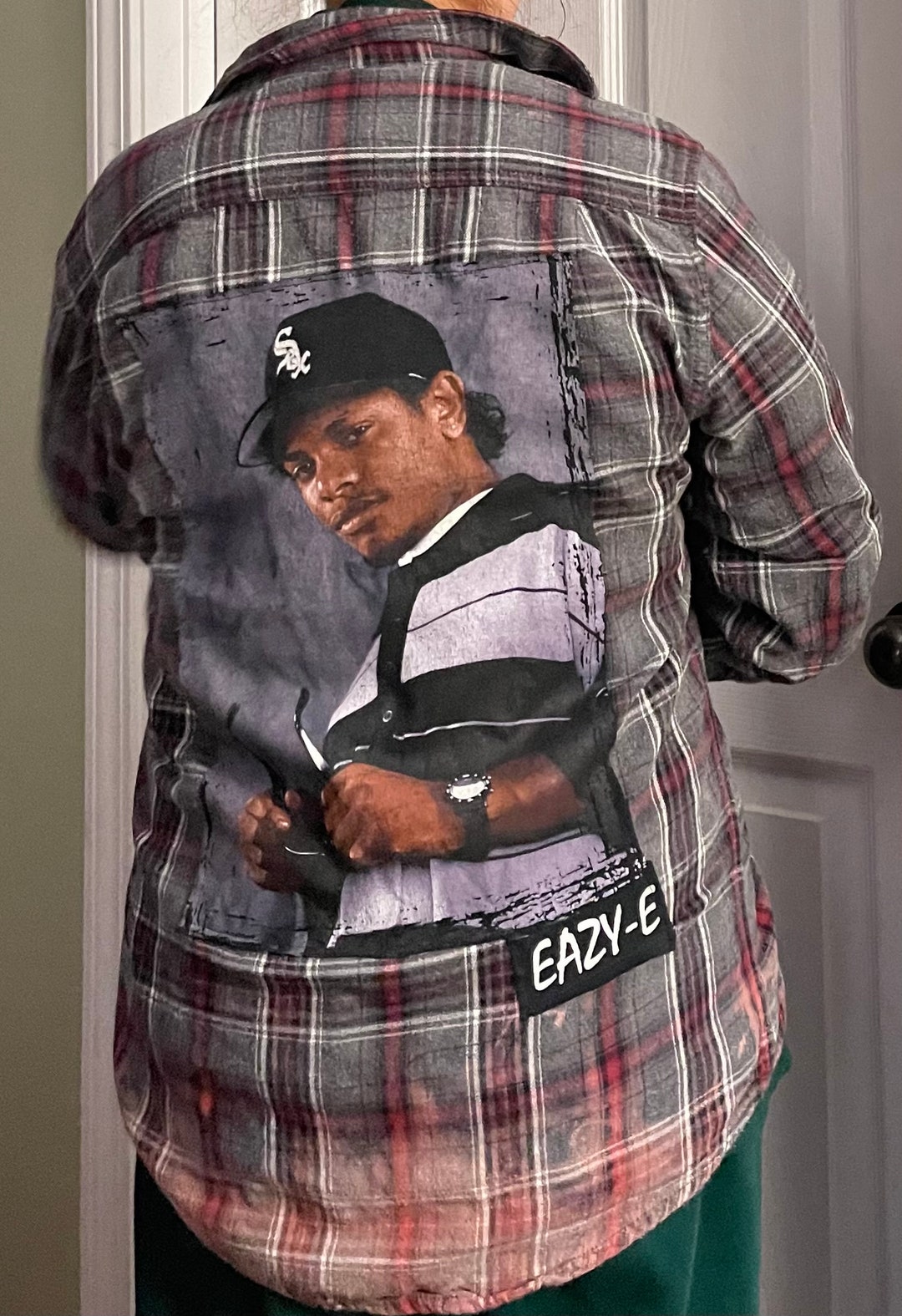 Eazy-e Acid Wash Flannel - Etsy