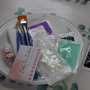 Winter Paint at Home Art Kit, DIY Paint Party Kit, Acrylic Art Kit ...