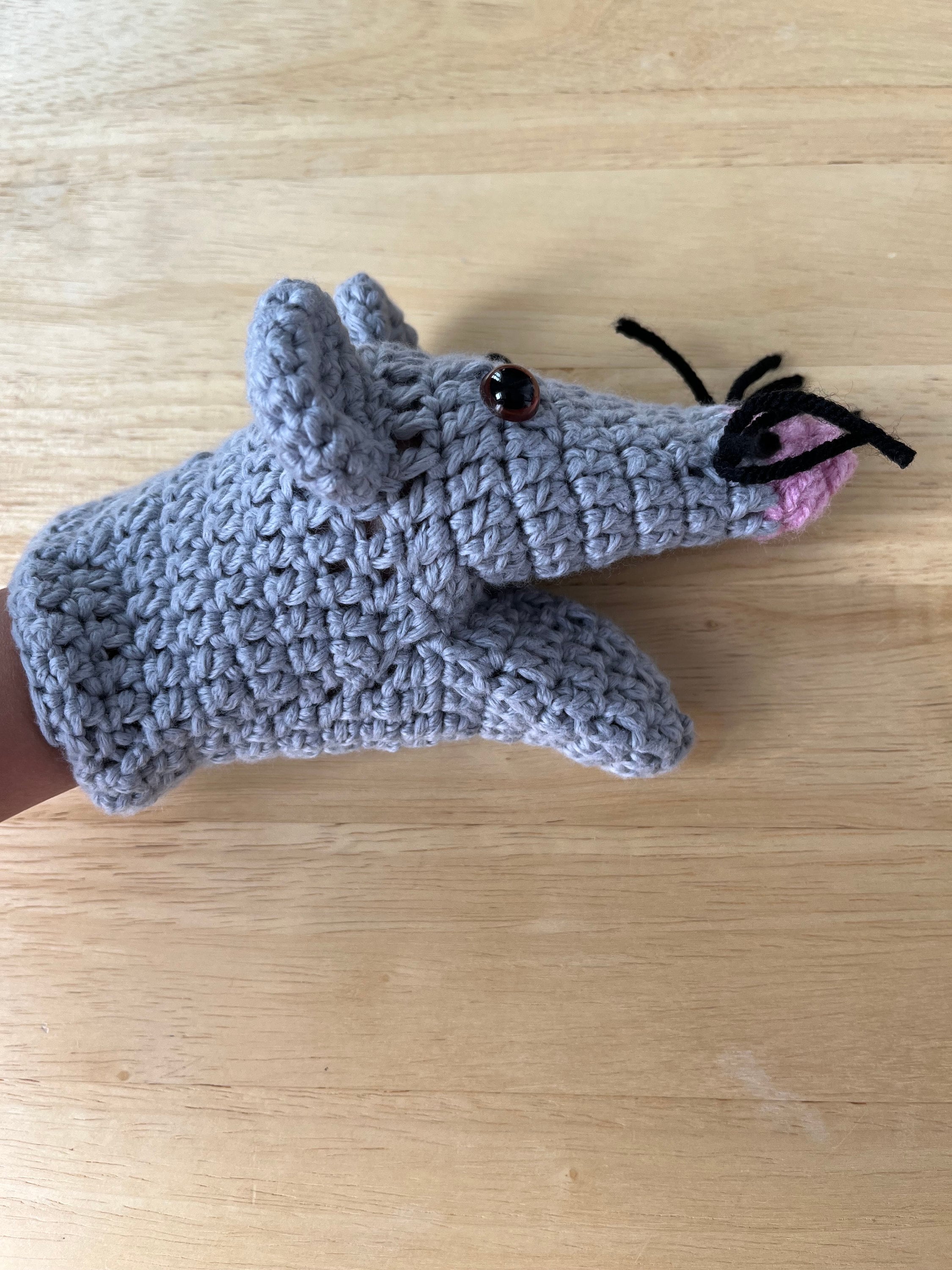 Mouse Hand Puppet Pattern | Crochet Hand Puppet | PATTERN ONLY - Etsy