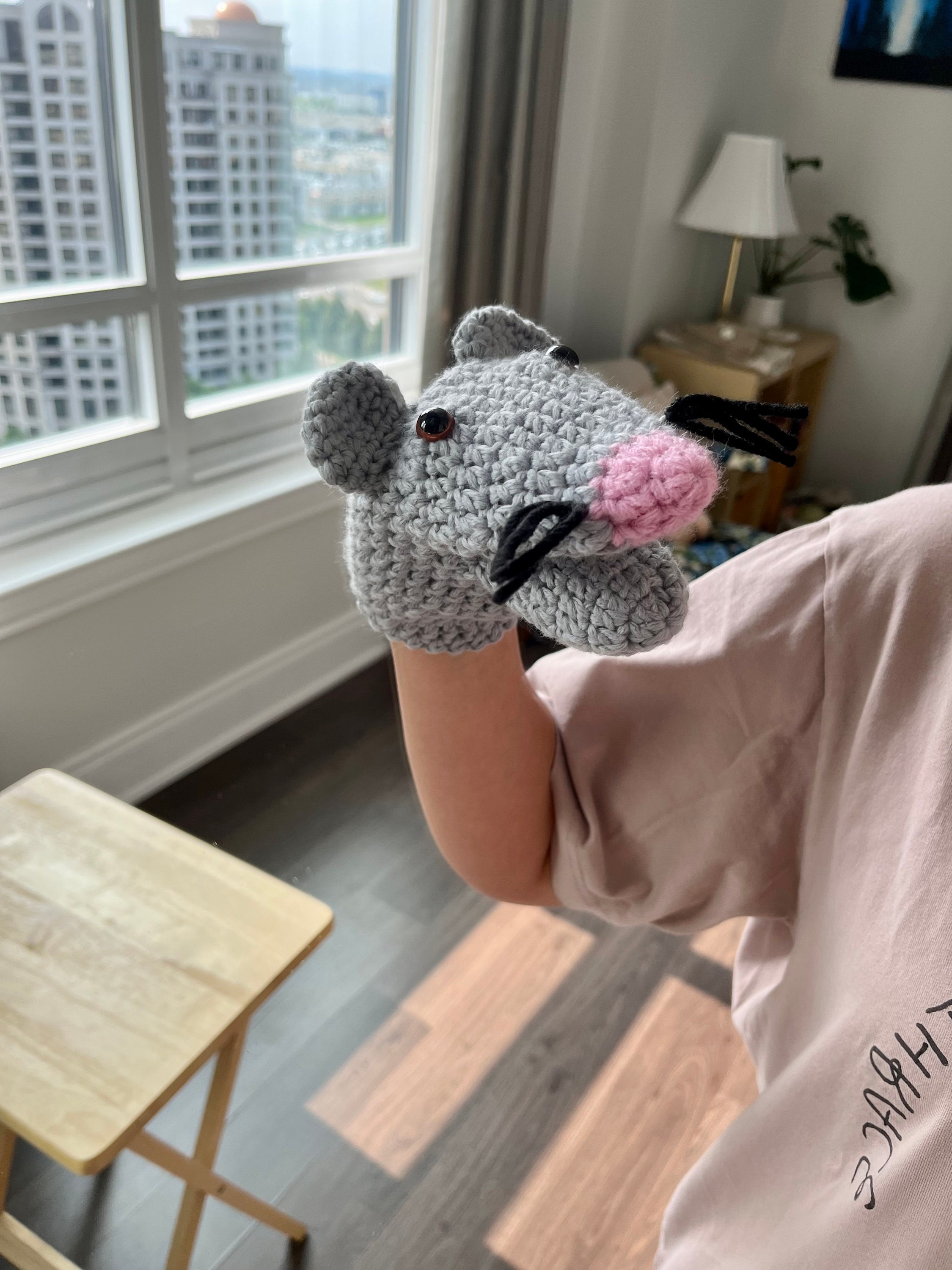 Mouse Hand Puppet Pattern | Crochet Hand Puppet | PATTERN ONLY - Etsy