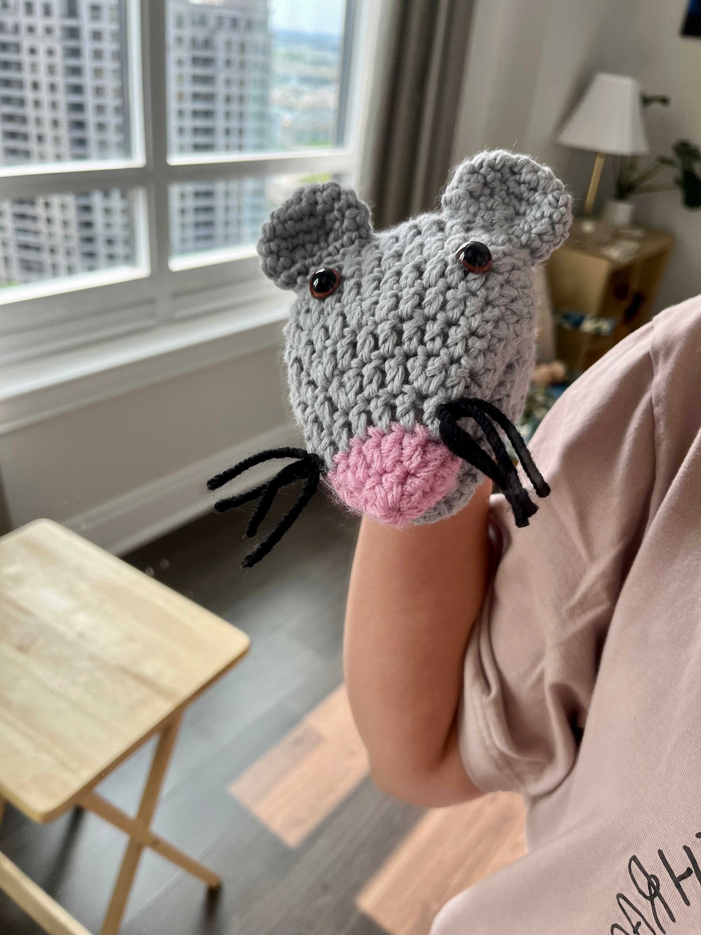 Mouse Hand Puppet Pattern | Crochet Hand Puppet | PATTERN ONLY - Etsy