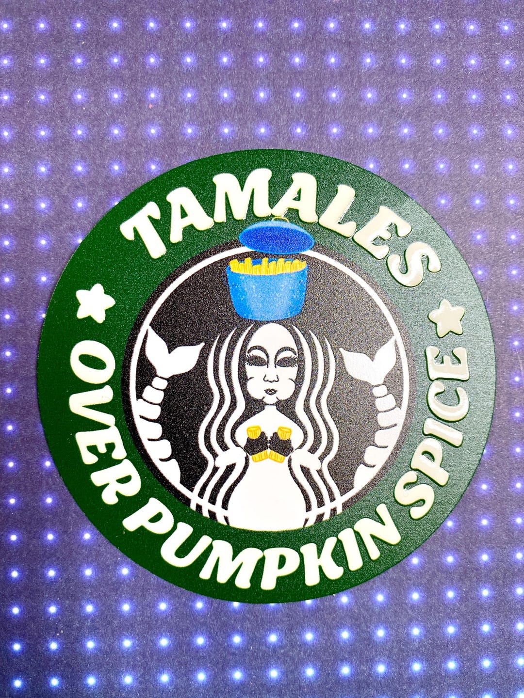 Tamales Over Pumpkin Spice Vinyl Sticker - Etsy