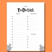 Printable to Do List Daily, Weekly To-do Pdf Planner Checklist A4 and ...