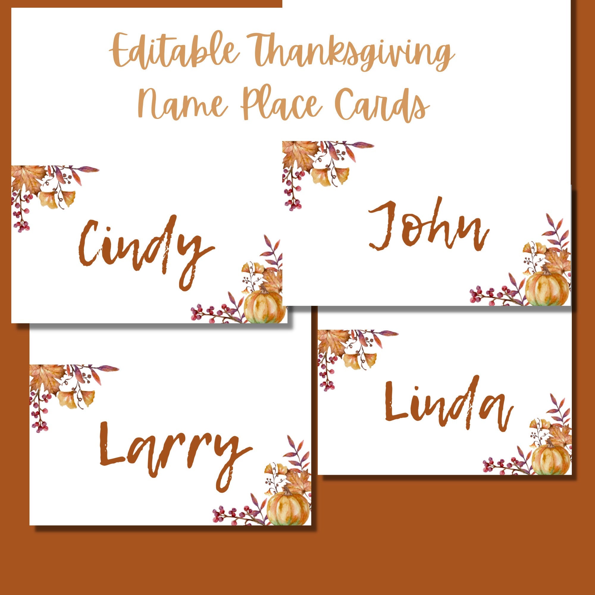 Food Tent Template, Buffet Dish Label Cards, Editable Place Cards ...