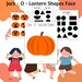 Jack-o-lantern Shapes Printable Activity Halloween Activity - Etsy
