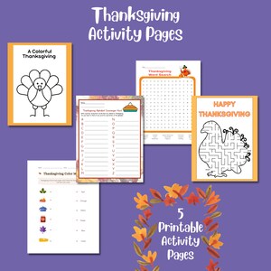 Printable Fall Activities for Kids Homeschool Worksheets - Etsy