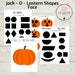 Jack-o-lantern Shapes Printable Activity Halloween Activity - Etsy