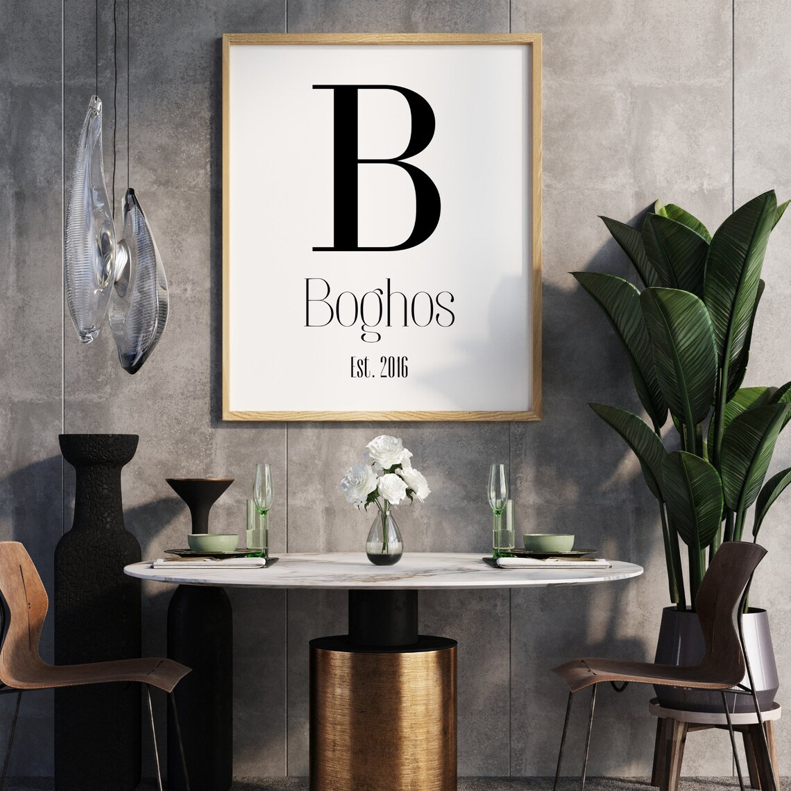 Personalized Family Name PRINTABLE Sign Last Name Monogram Established ...