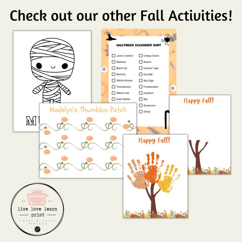 Jack-o-lantern Shapes Printable Activity Halloween Activity - Etsy