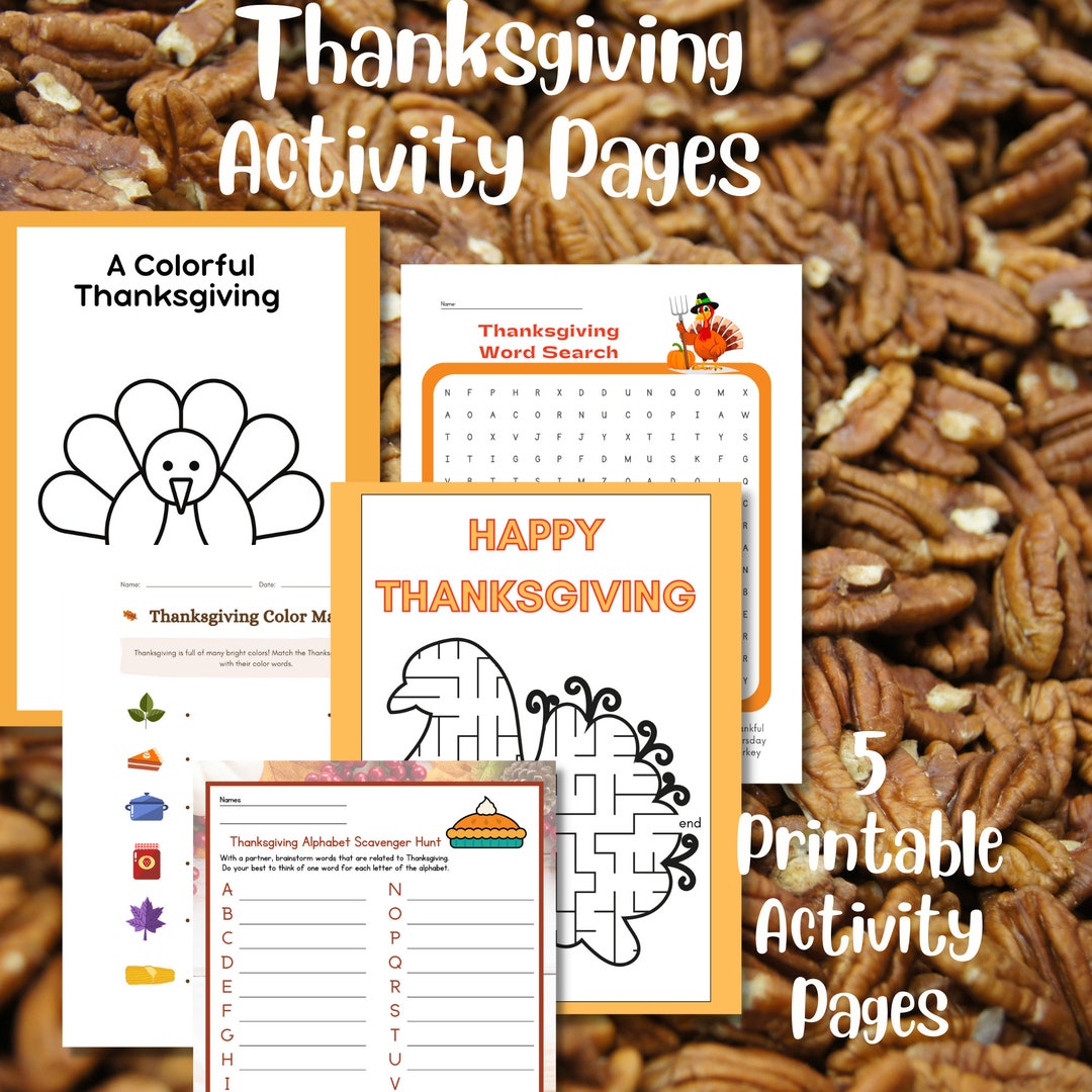 Printable Fall Activities for Kids Homeschool Worksheets - Etsy