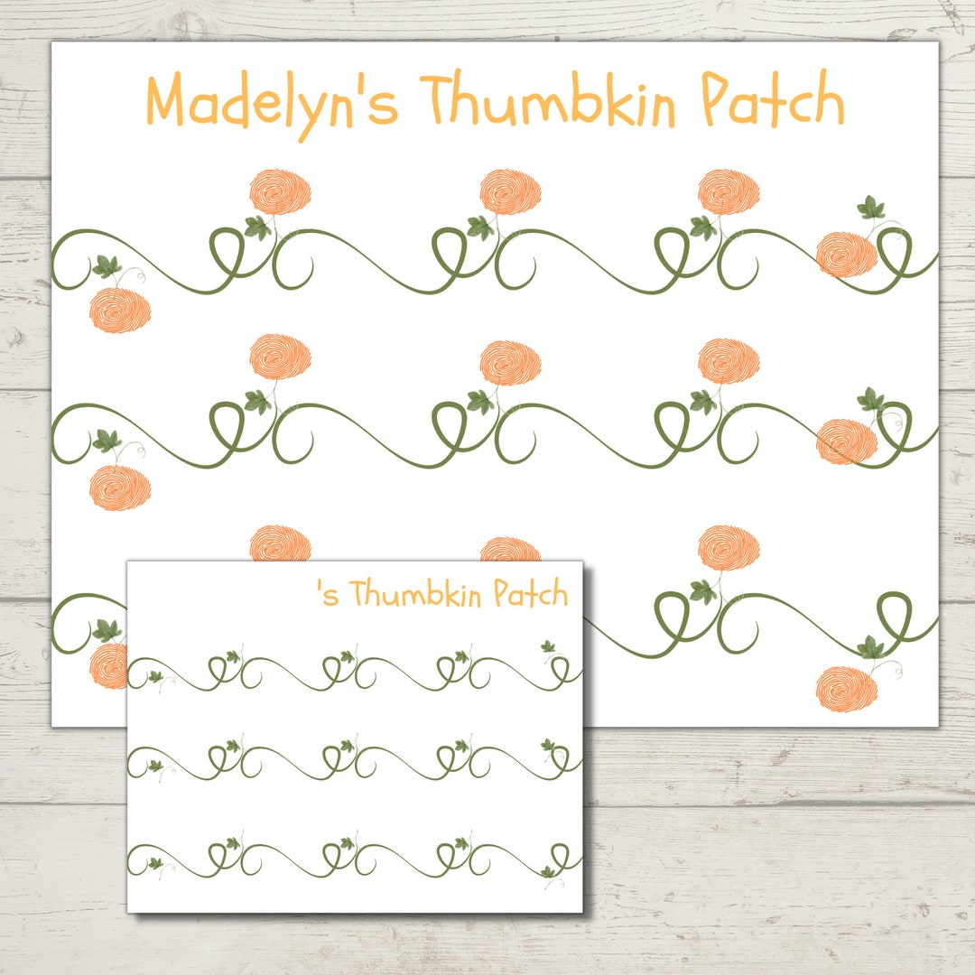 Pumpkin Fingerprint Art, Fingerprint Craft, Pumpkin Kids Craft ...