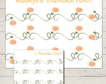 Pumpkin Fingerprint Art, Fingerprint Craft, Pumpkin Kids Craft ...