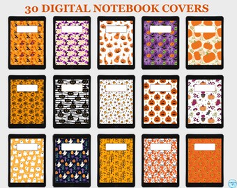 Halloween Goodnotes Notebook Covers - Etsy