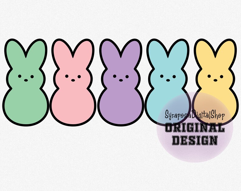 Peeps Alpha Font Easter Letters PNG, Sublimation Design Download ...