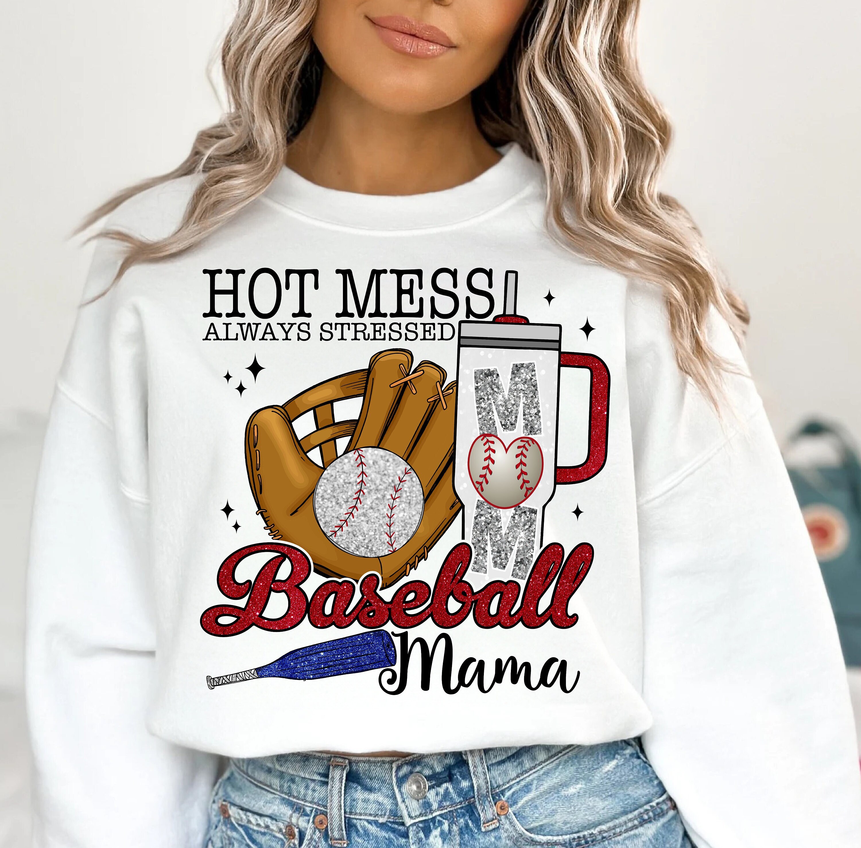 Baseball Mama PNG, Boujee Baseball Png, Sublimation Design, Digital ...
