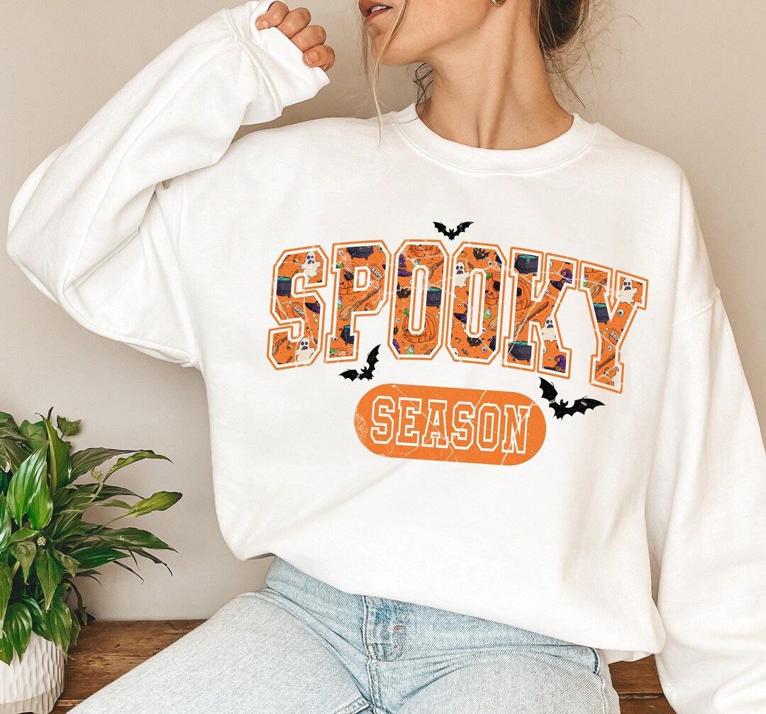 22 Files, Retro Spooky Season PNG, Groovy Spooky Season Png, Halloween ...