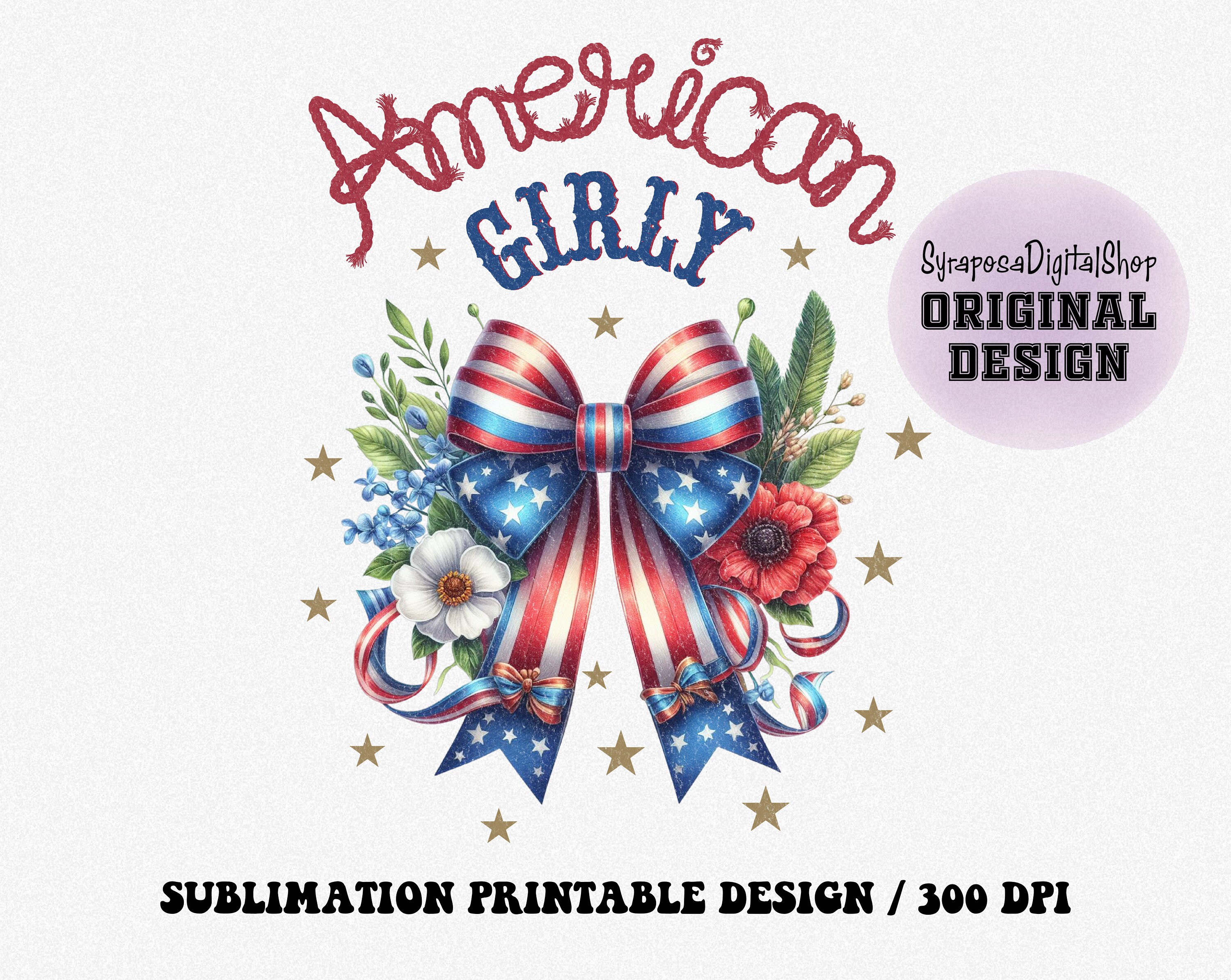 American Girly Png, Coquette 4th of July Png, 4th of July Png, America ...