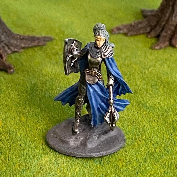 Human Female Cleric Miniature Shield - Etsy