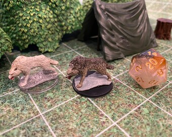 Wolf Miniature - Etsy