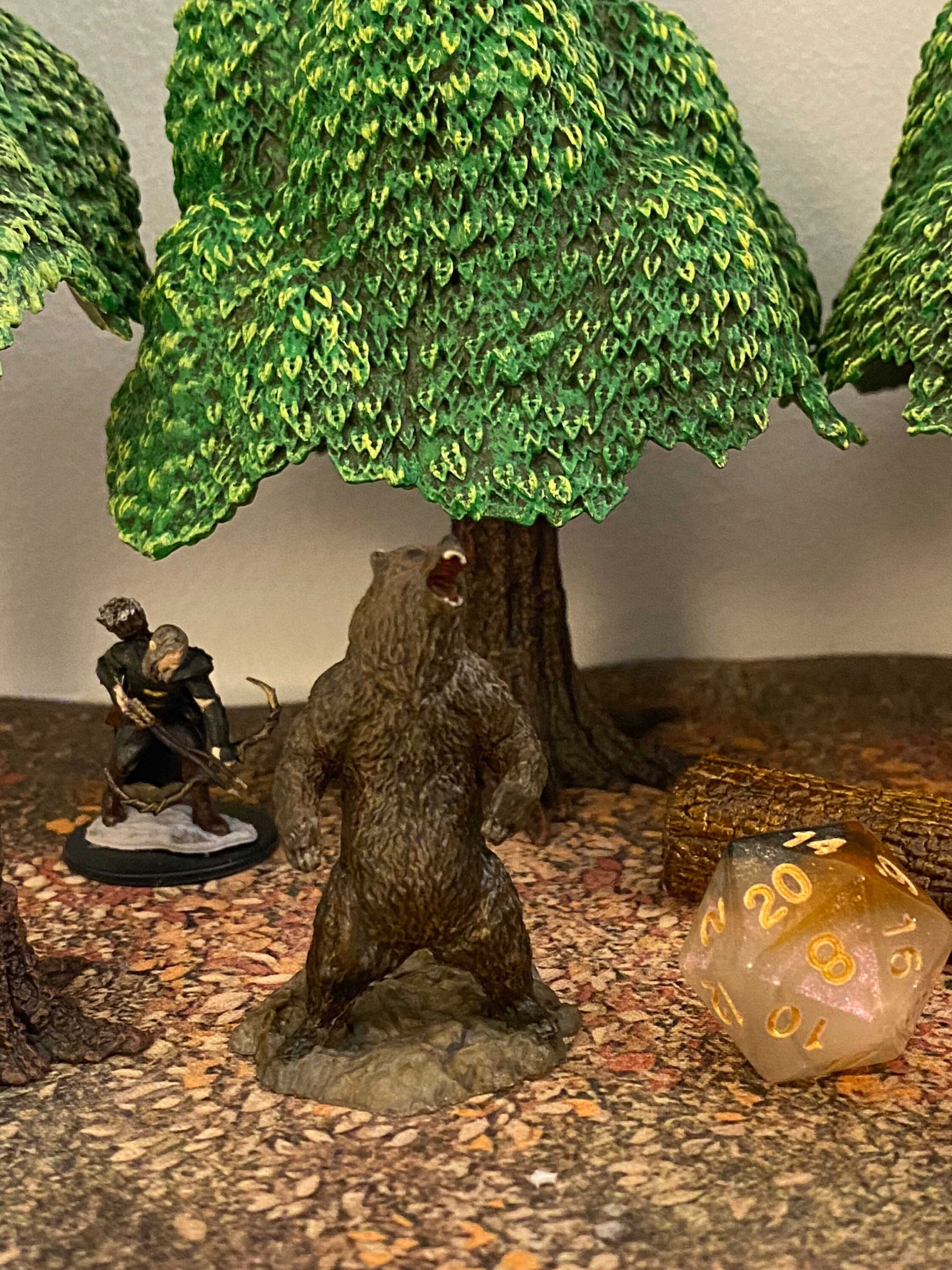 Hand Painted Grizzly Bear Familiar Animal Companion Beast - Etsy