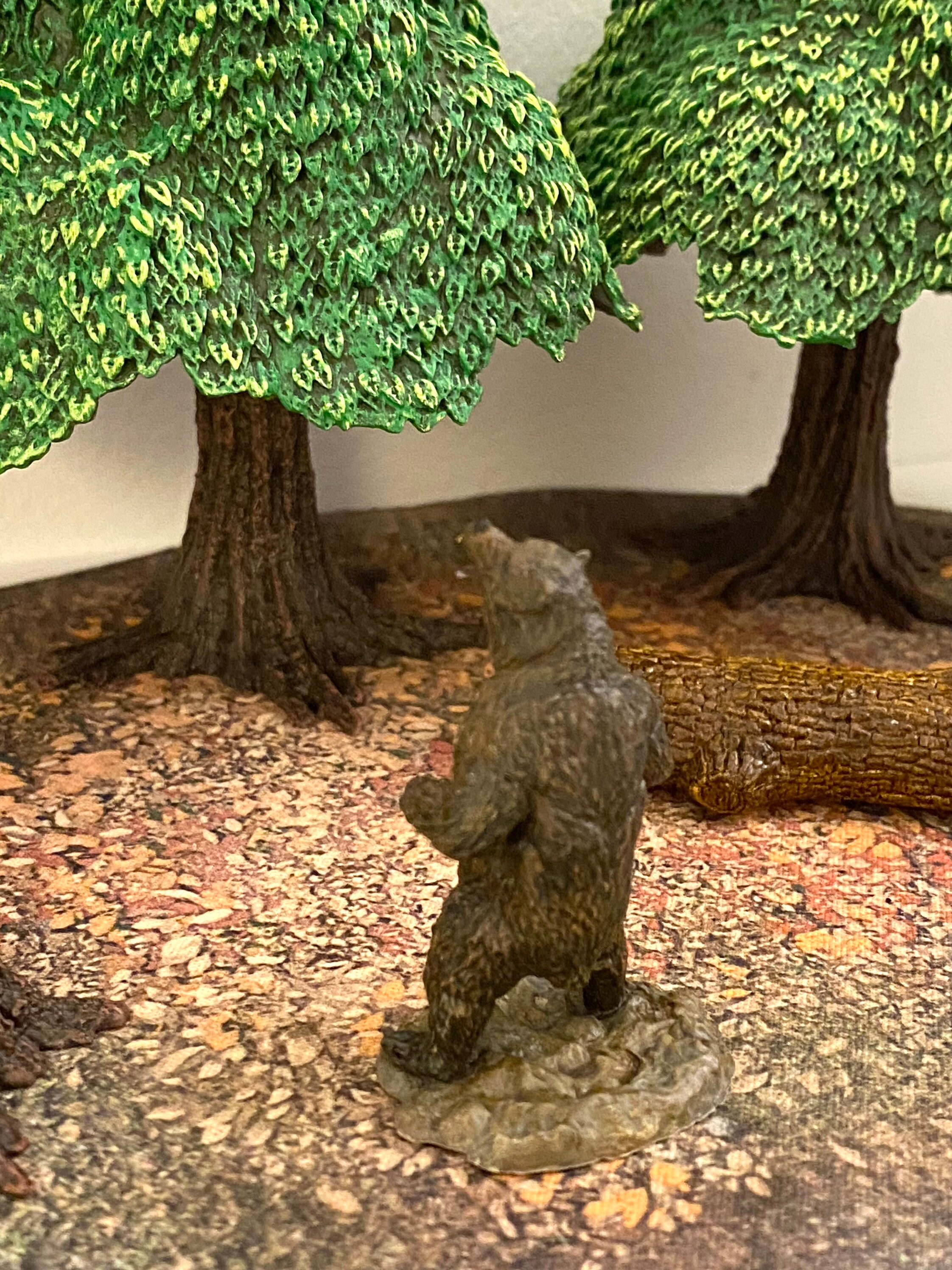 Hand Painted Grizzly Bear Familiar Animal Companion Beast - Etsy