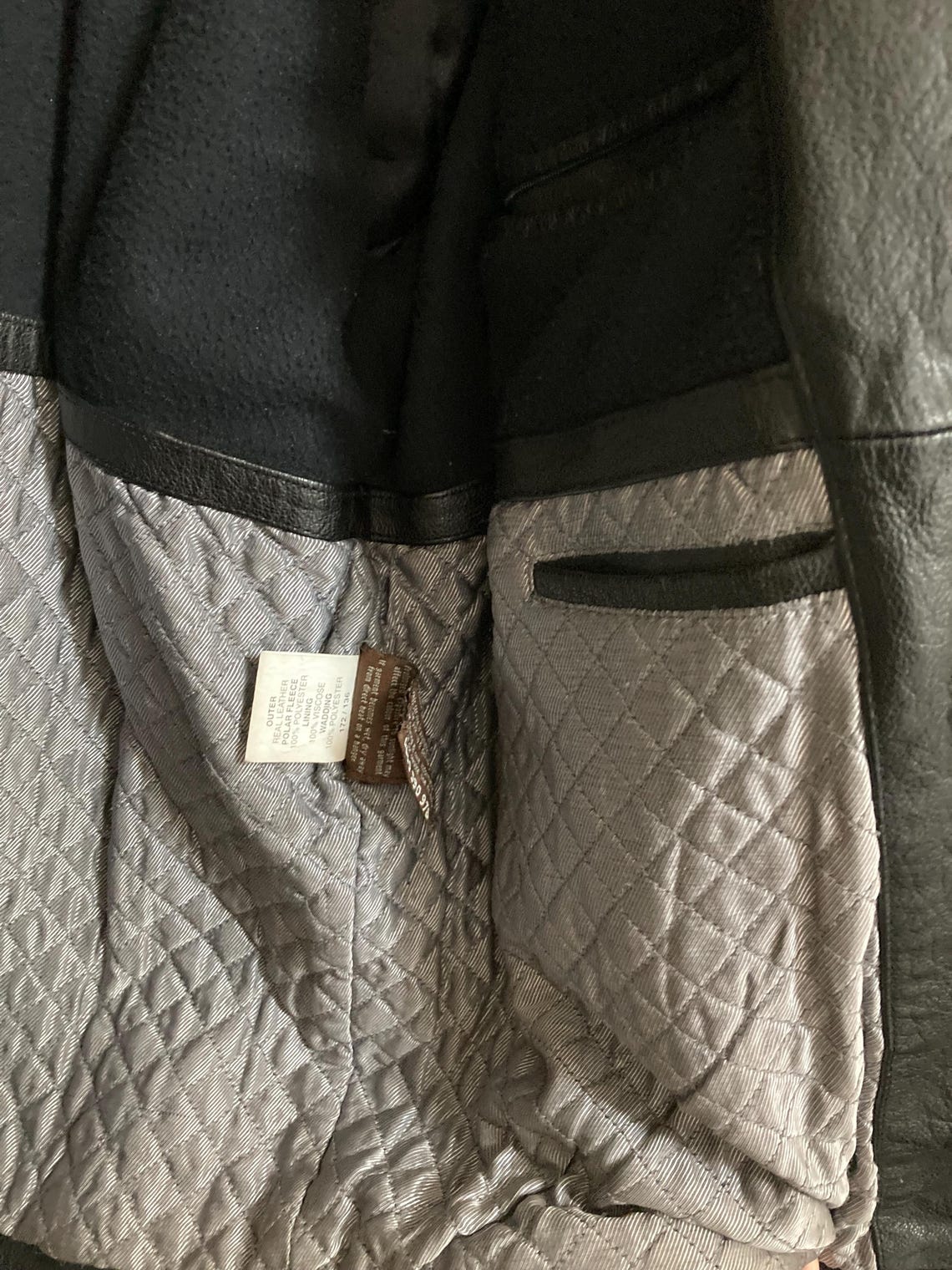 Beautiful Vintage Real Leather Jacket With Quilted Interior From Ciro ...