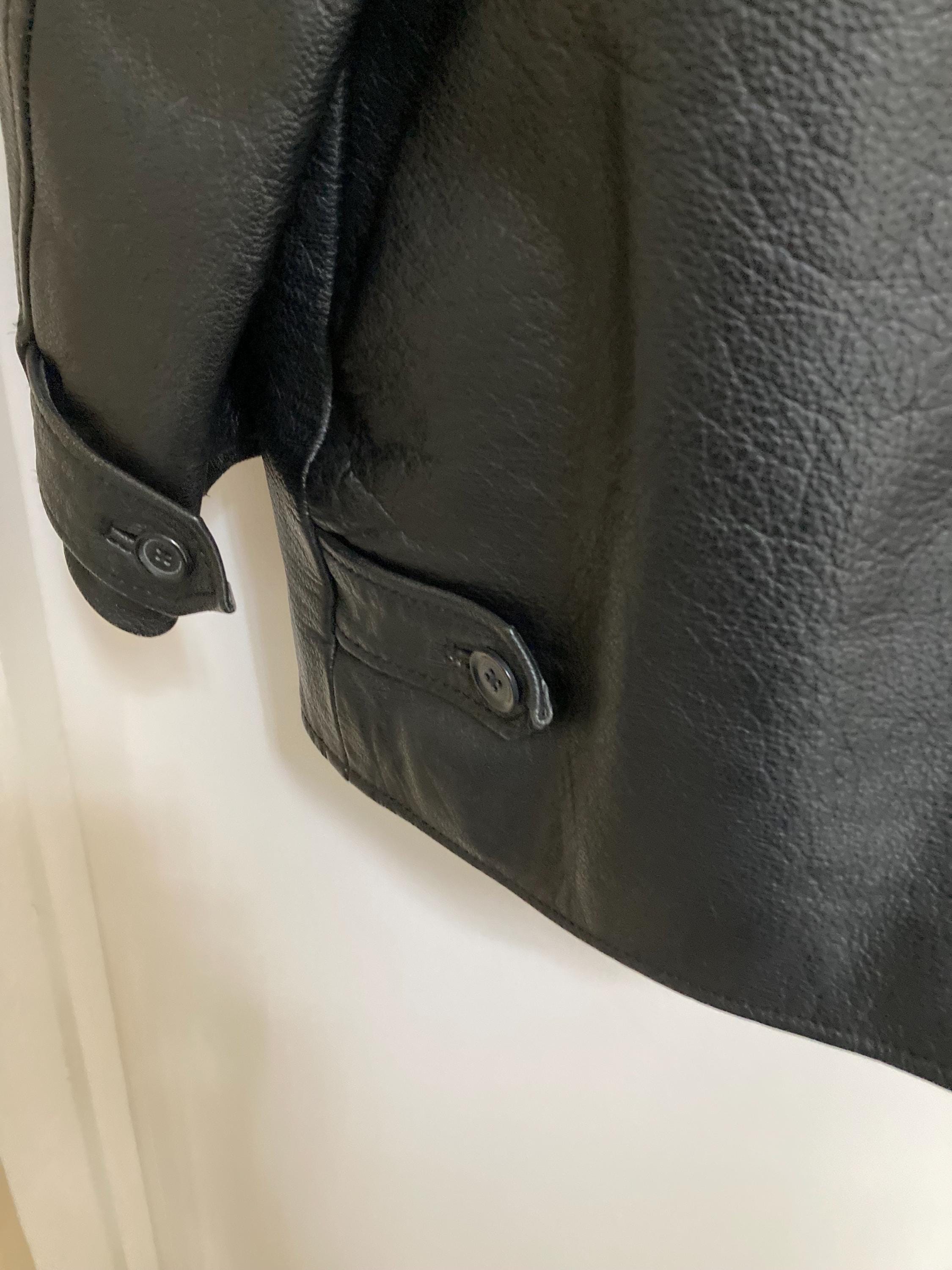 Beautiful Vintage Real Leather Jacket With Quilted Interior From Ciro ...