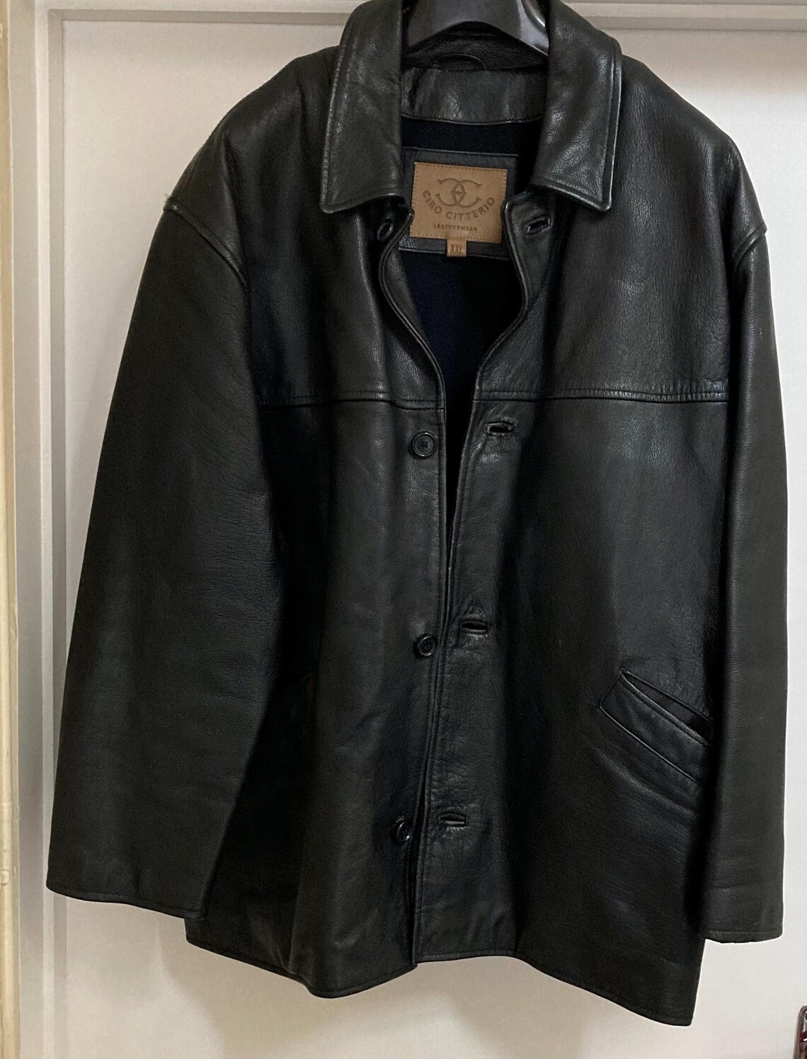 Beautiful Vintage Real Leather Jacket With Quilted Interior From Ciro ...