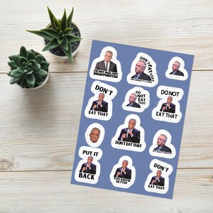 RFK Jr Meme Sticker Sheet 12 Funny Pro Health Vinyl Stickers Unique ...